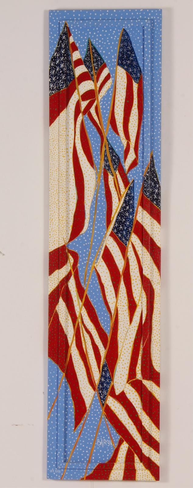 Jack Baron | American Flags (1989) | MutualArt