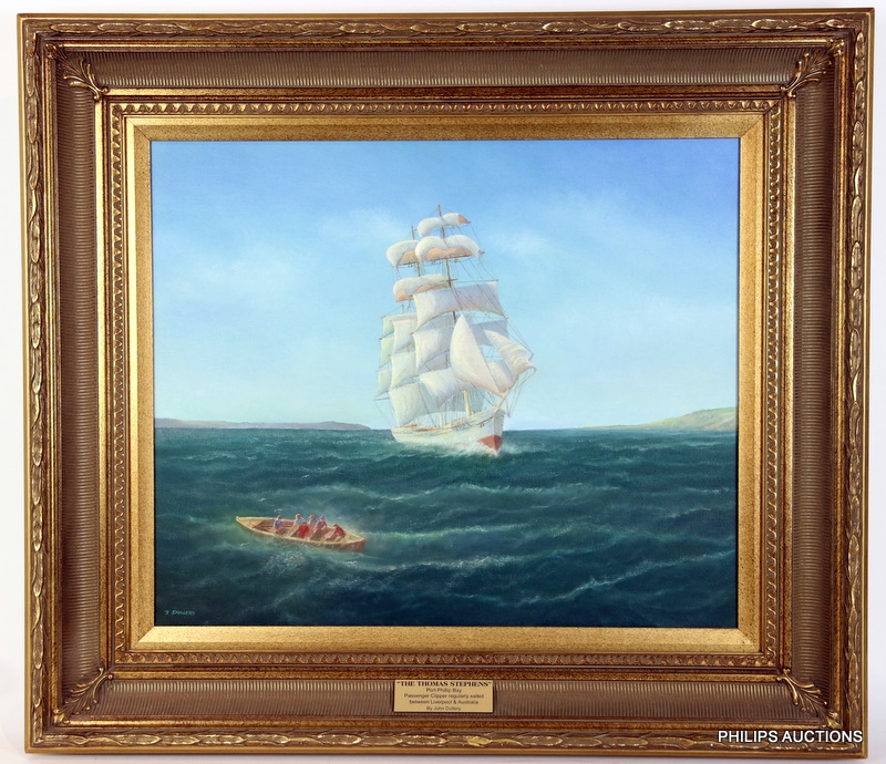 John Dollery | The Thomas Stevens Port Phillip Bay. | MutualArt