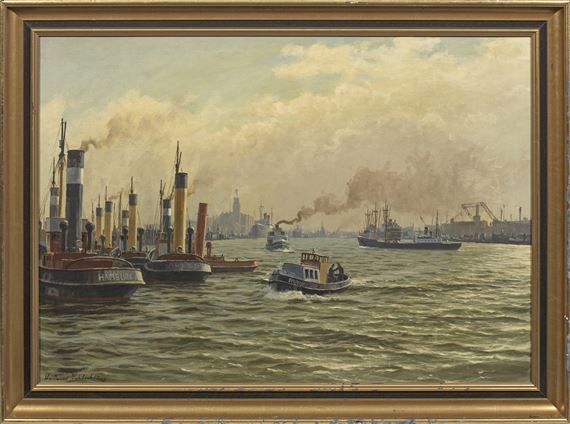 Waldemar Schlichting | Im Hamburger Hafen | MutualArt