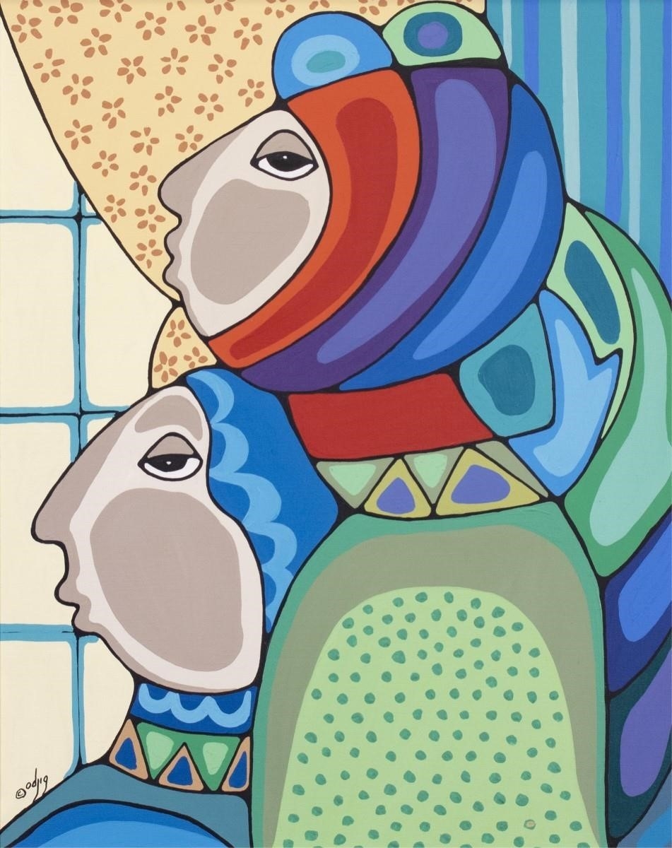 Daphne Odjig | Mother and Child (1975) | MutualArt