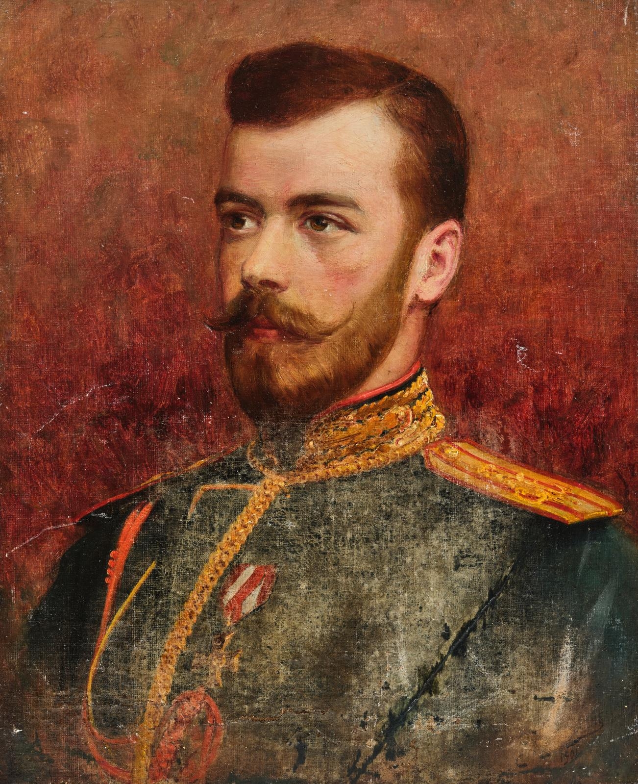 Russian School, 20th Century | Extraordinary large Hall Painting of Karl Marx (1818-1883) in ...