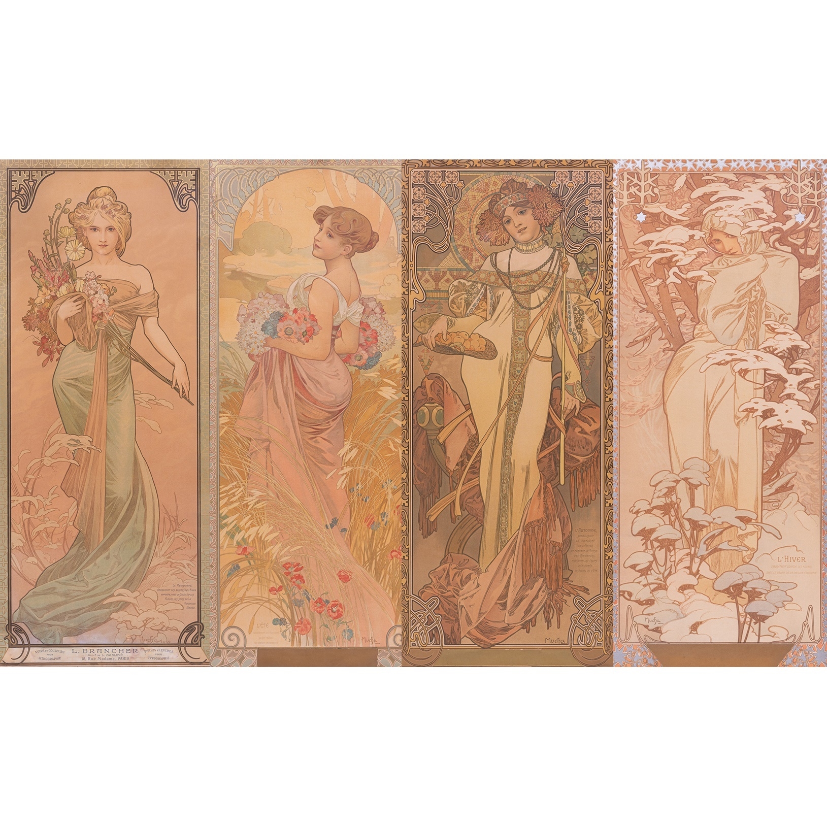 Alphonse Mucha Spring 1900