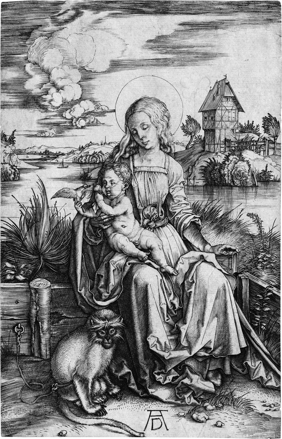 Albrecht Dürer | Madonna mit der Meerkatze (1498) | MutualArt