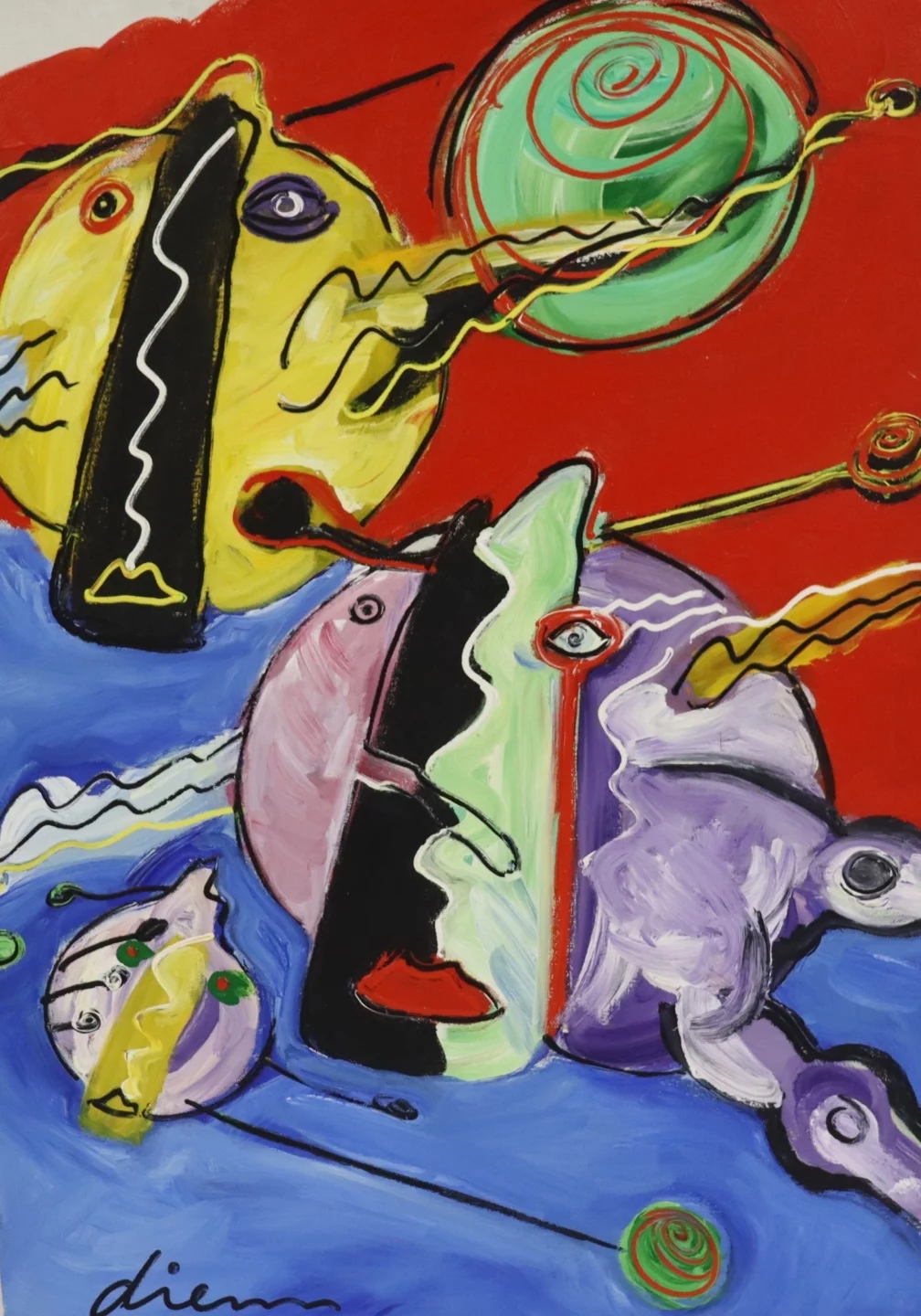 Peter Diem | FLYING COWS (1974) | MutualArt