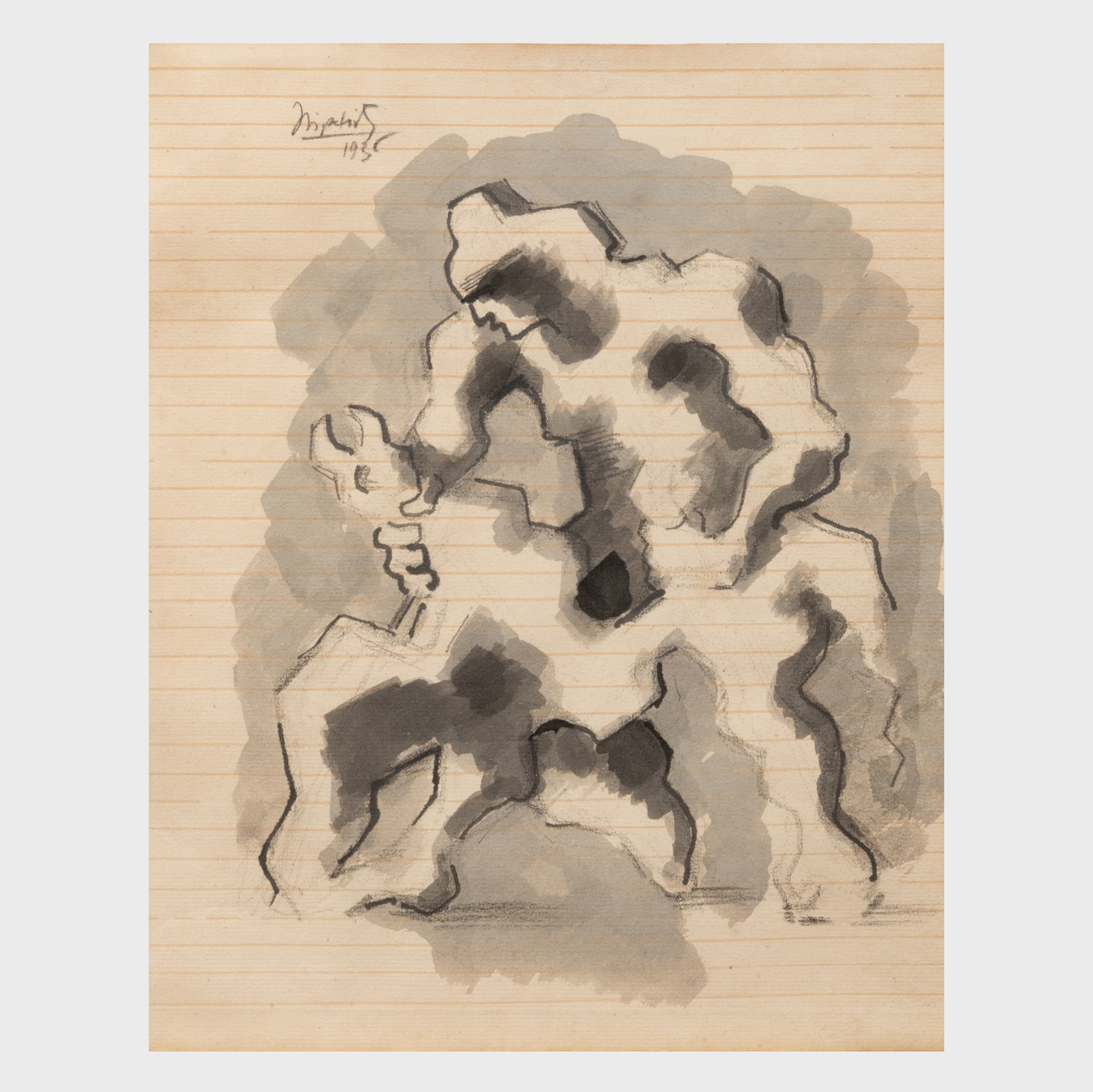 Jacques Lipchitz | Prometheus Strangling the Vulture (1935) | MutualArt