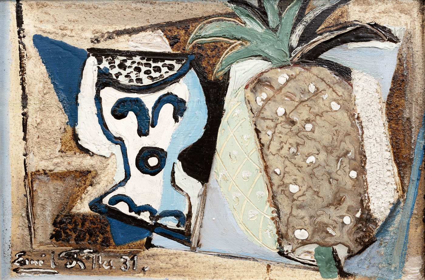 Emil Filla | Still Life with Pipe and Matches (1929) | MutualArt