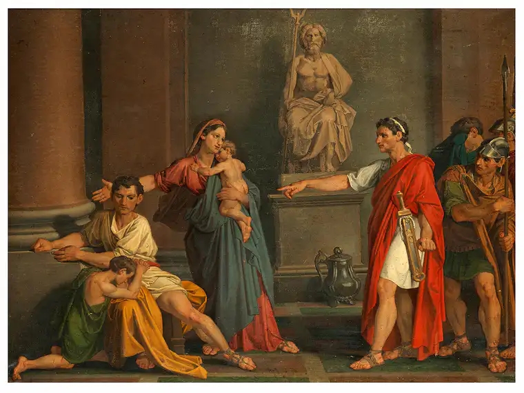 A Provincial Coin- the children of Emperor Claudius: Claudia, Octavia ...