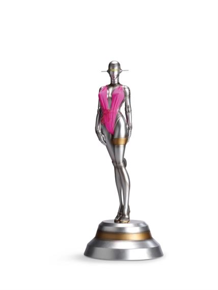 Hajime Sorayama | Sexy Robot 001 in Pink Bathing Suit (2001) | MutualArt
