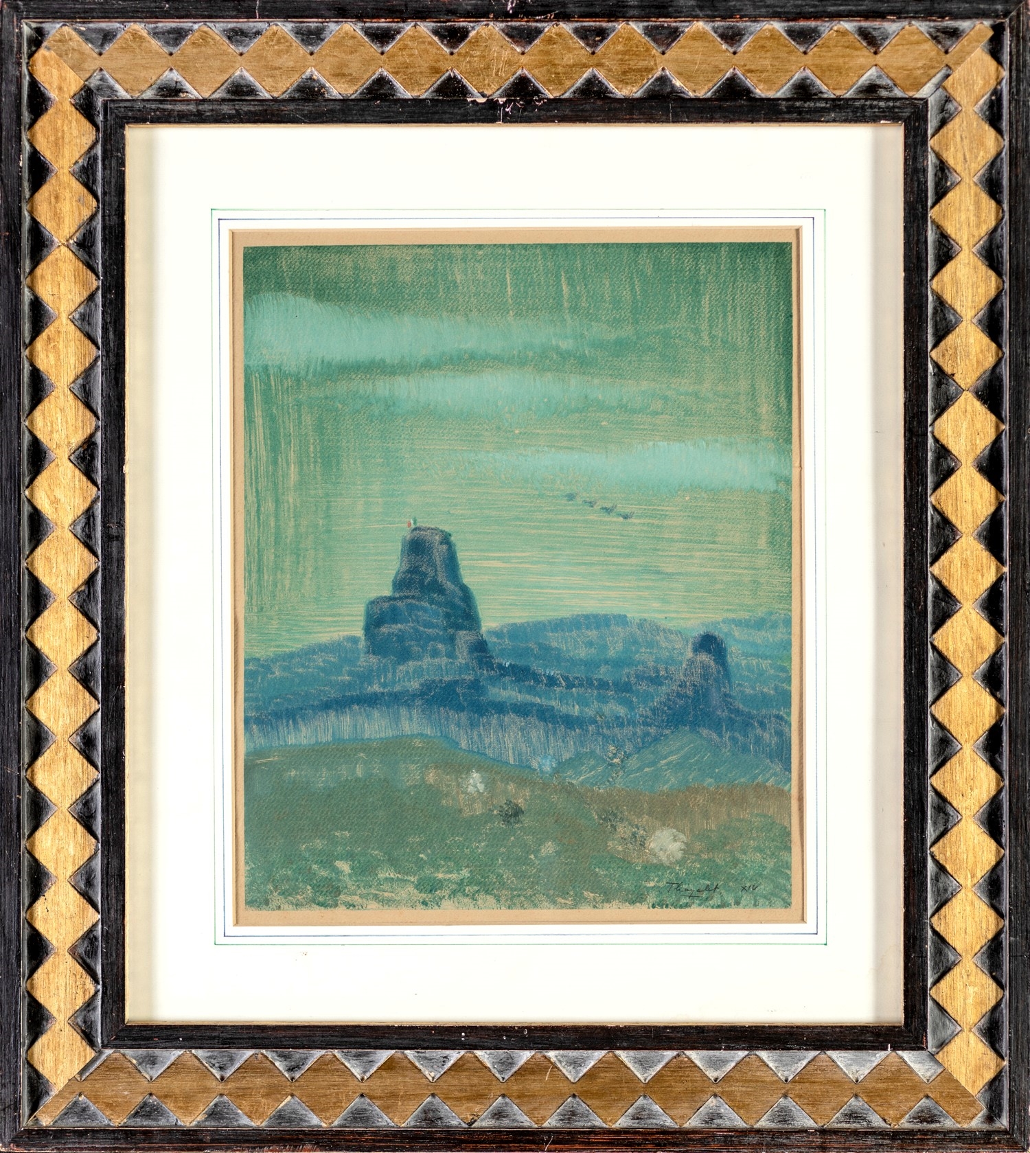 Ernesto Thayaht Michahelles | Sorvolando l'Amba Alangi (1936) | MutualArt