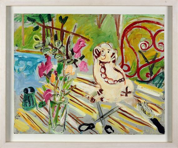 Elizabeth Cope | STILL LIFE WITH DOG | MutualArt