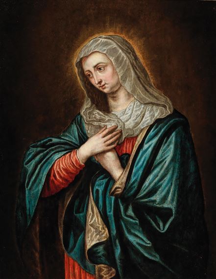 Antwerp School, 17th Century | The Virgin Mary | Artwork performance at ...
