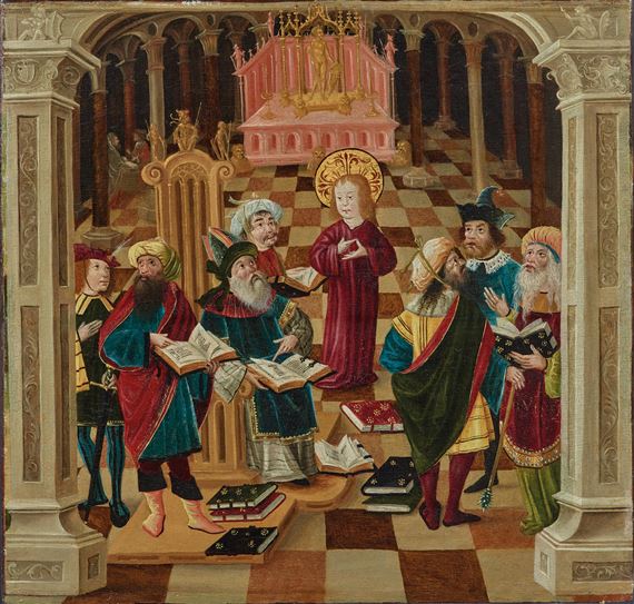 French School, 16th Century | Christ among the Doctors | MutualArt