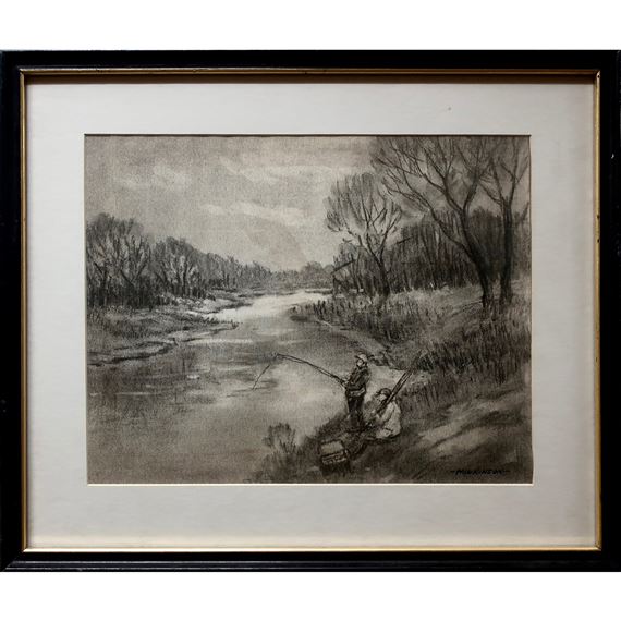 William John Hopkinson | SUNDAY FISHING | MutualArt