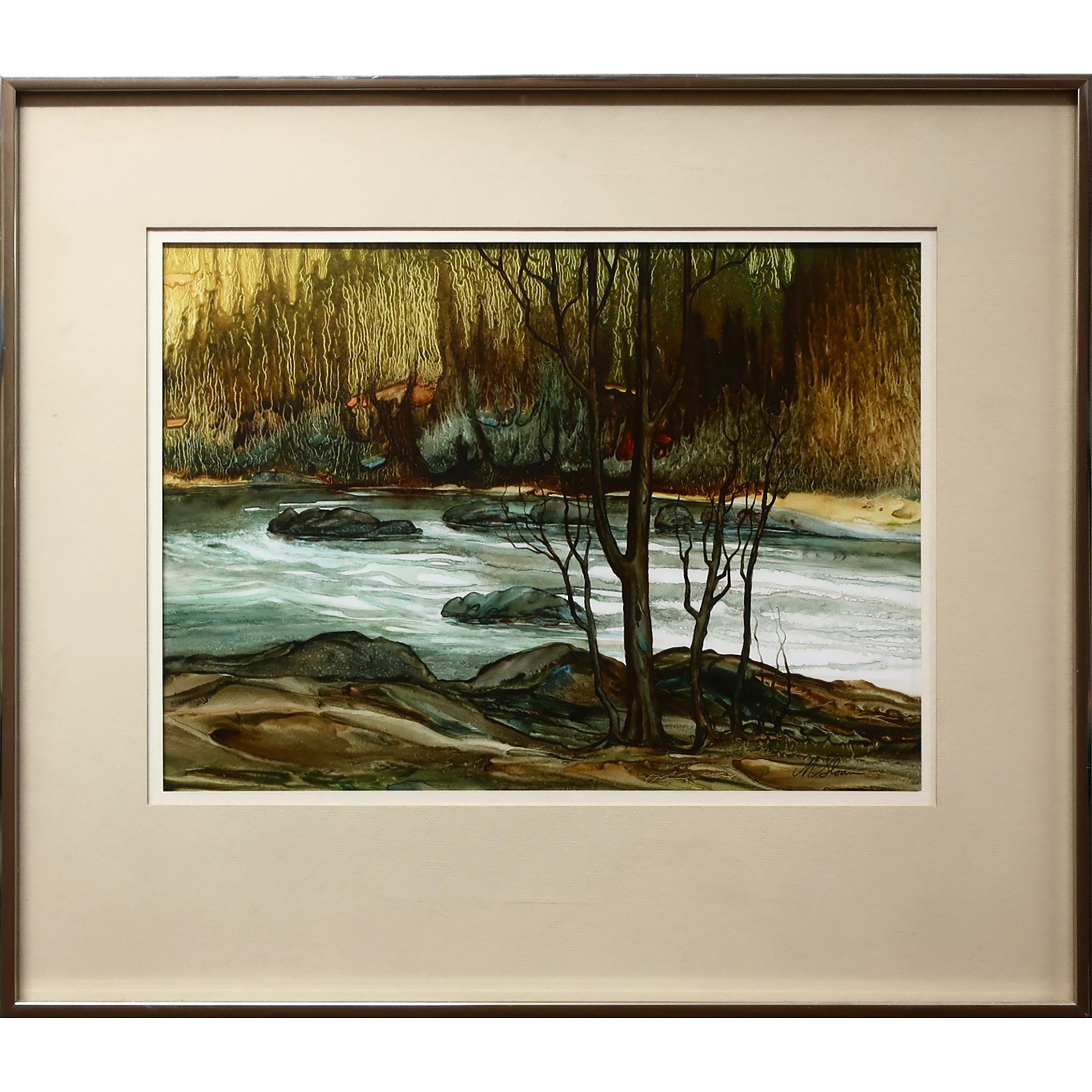 Mack Sloan | RIVER STUDY | MutualArt