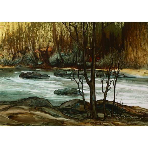 Mack Sloan | RIVER STUDY | MutualArt