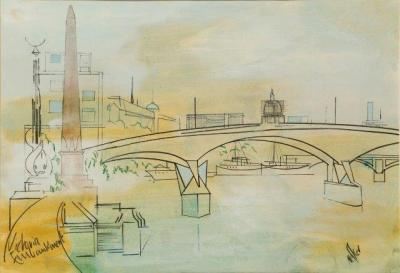 Walter Nessler | Victoria Embankment (1950) | MutualArt