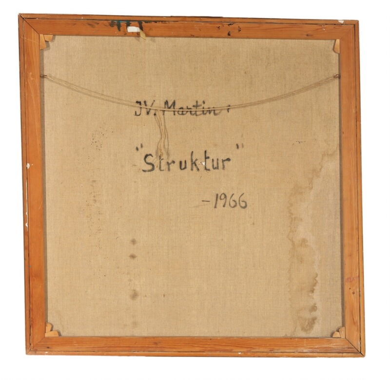 J. V. Martin | “Struktur” (1966) | MutualArt