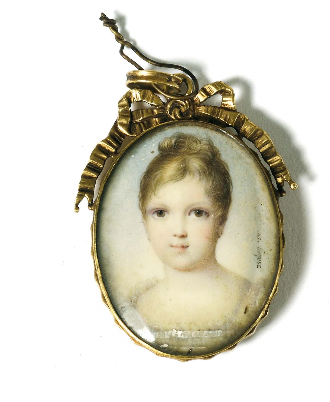 Jean Baptiste Isabey | Portrait of Josephine Davout, daughter of the ...