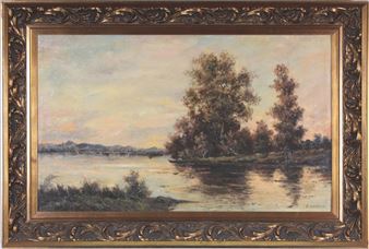 Weber Paul | Am Seeufer (1900) | MutualArt