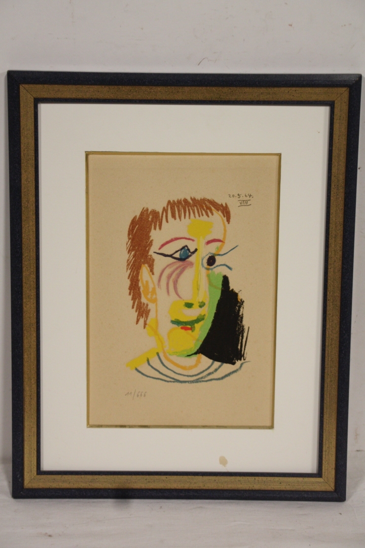 Pablo Picasso | SEATED WOMAN WITH FAN (1964) | MutualArt