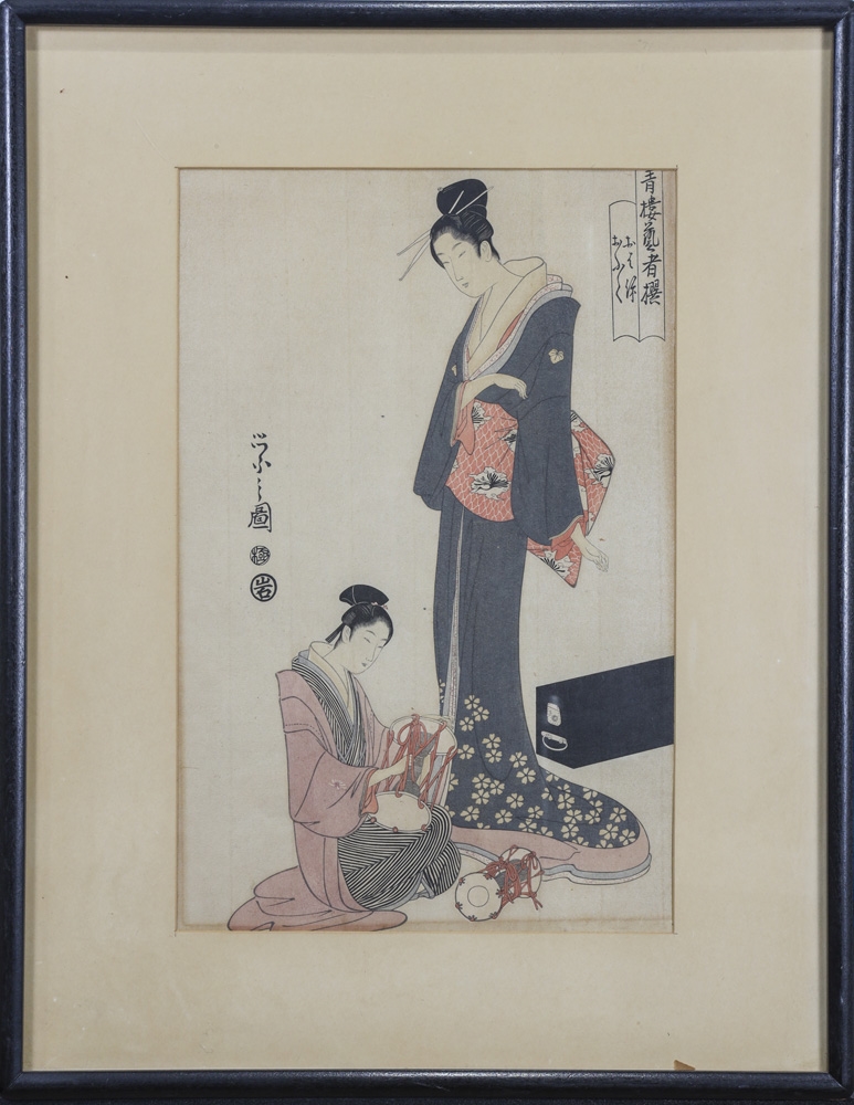 Hosoda Eishi | Japanese woodblock prints: Chobunsai Eishi | MutualArt