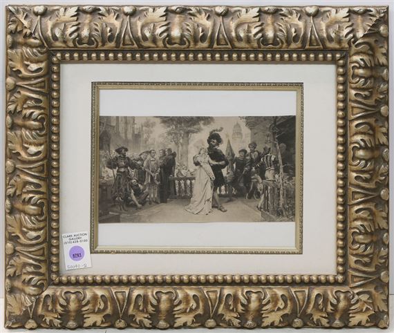 Jules-Arsène Garnier | Le Droit de Seigneur transfer lithograph | MutualArt