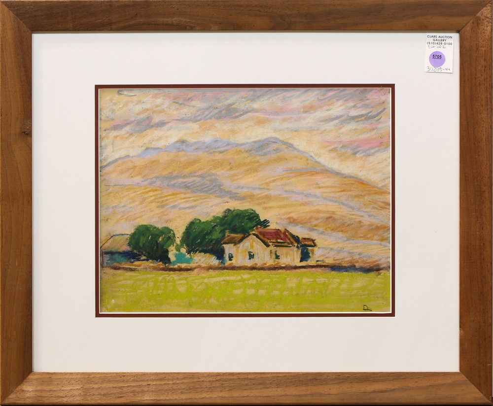 John August Dominique | Foothill Farm & Coastal Cliffs | MutualArt