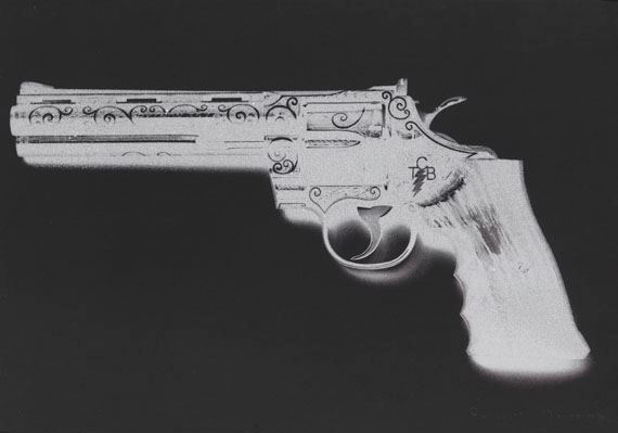 Russell Young | Elvis TCB Gun (2008) | MutualArt