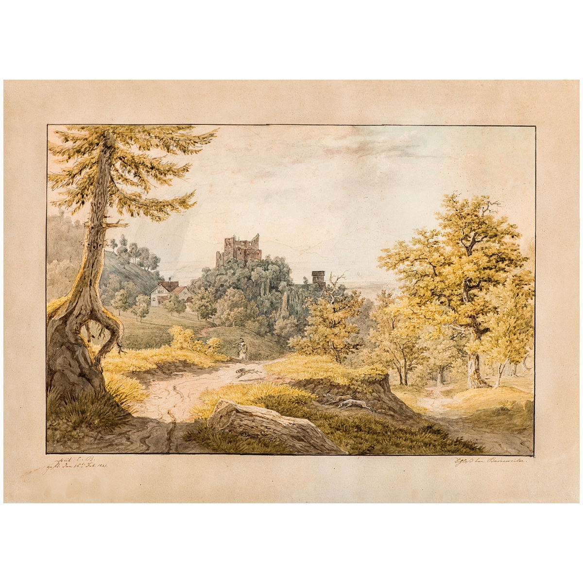 Karl Eduard Biermann | Capri (1843) | MutualArt