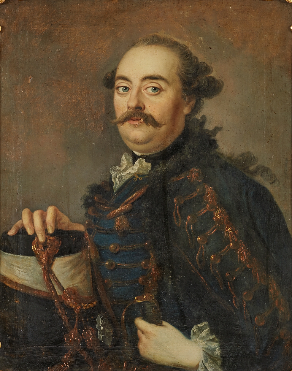 German School, 18th Century | Portrait of the Colonel Fredrik Rosenberg ...