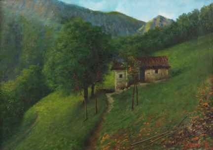 Arnoldo Soldini | Mountain landscape | MutualArt