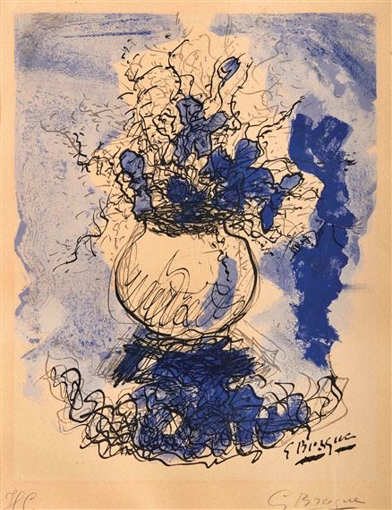 Georges Braque | Vaso di fiori | MutualArt
