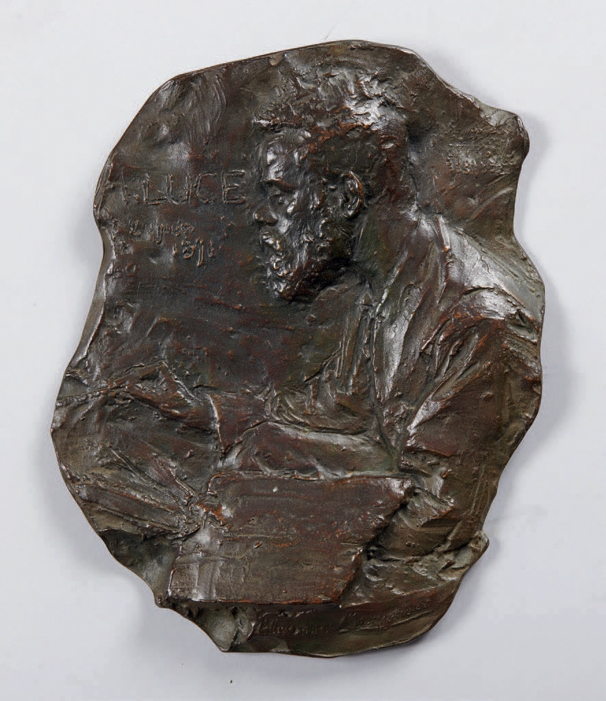 Alexandre Charpentier | Portrait of Maximilien Luce on his palette ...