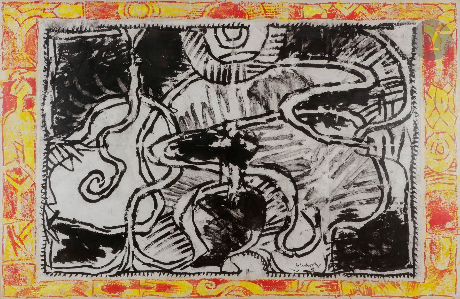 Pierre Alechinsky | Dernier quartier (2012) | MutualArt