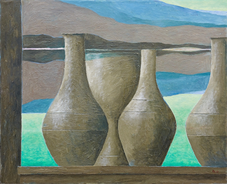 Philip von Schantz | Still life with green peas (1989) | MutualArt