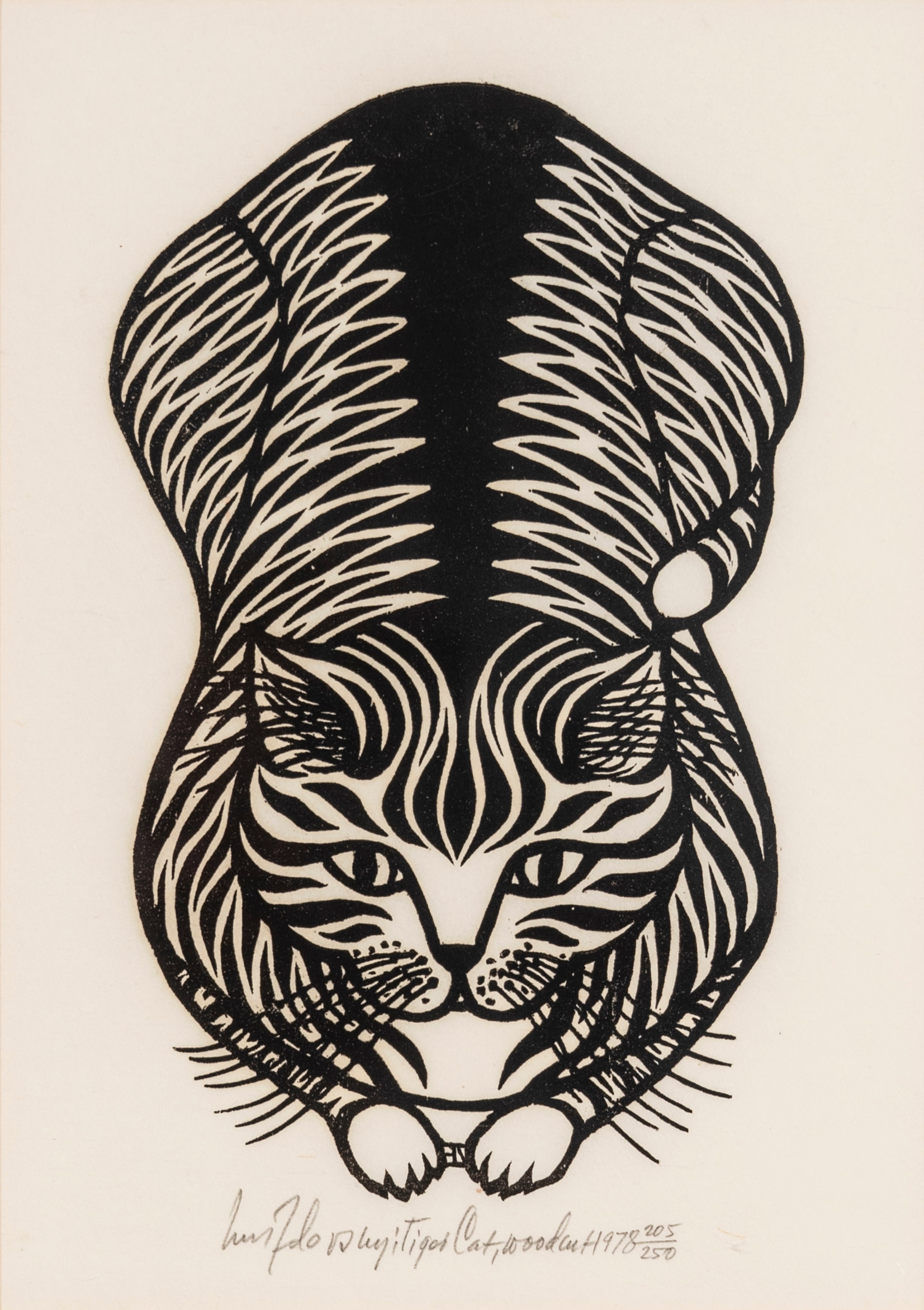 Jacques Hnizdovsky | Tiger Cat (1978) | MutualArt