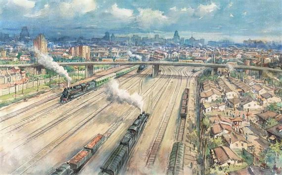 Pan Sitong | Shanghai Flyover (1963) | MutualArt