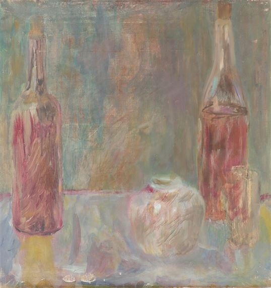 Adrian Stokes | Still life with bottles and a jar (1939) | MutualArt