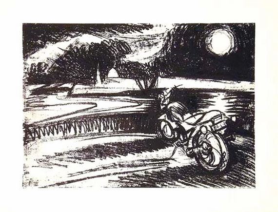 Isabelle Borg | Elsie By Street Light and Moonlight | MutualArt