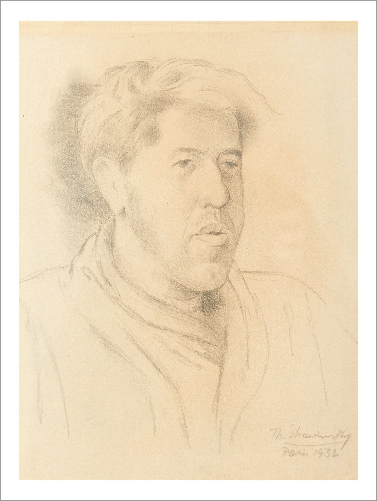 Theodore Stravinsky | Portrait de l'acteur Michel Simon (1932) | MutualArt
