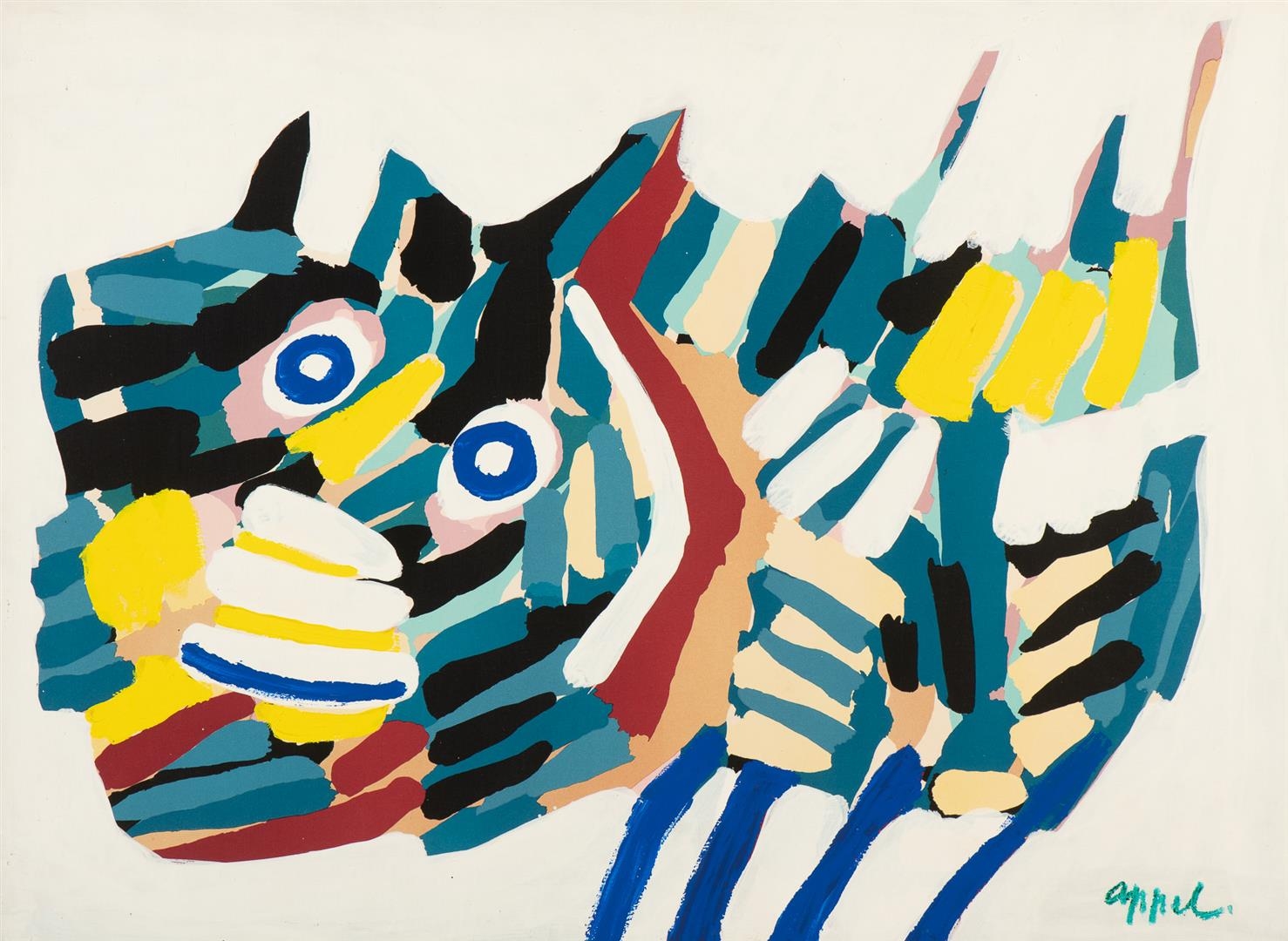 Karel Appel | Cat (1973) | MutualArt