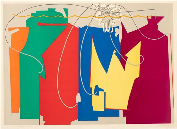 Man Ray | The rope dancer accompanies herself with her shadows (A. 26 ...