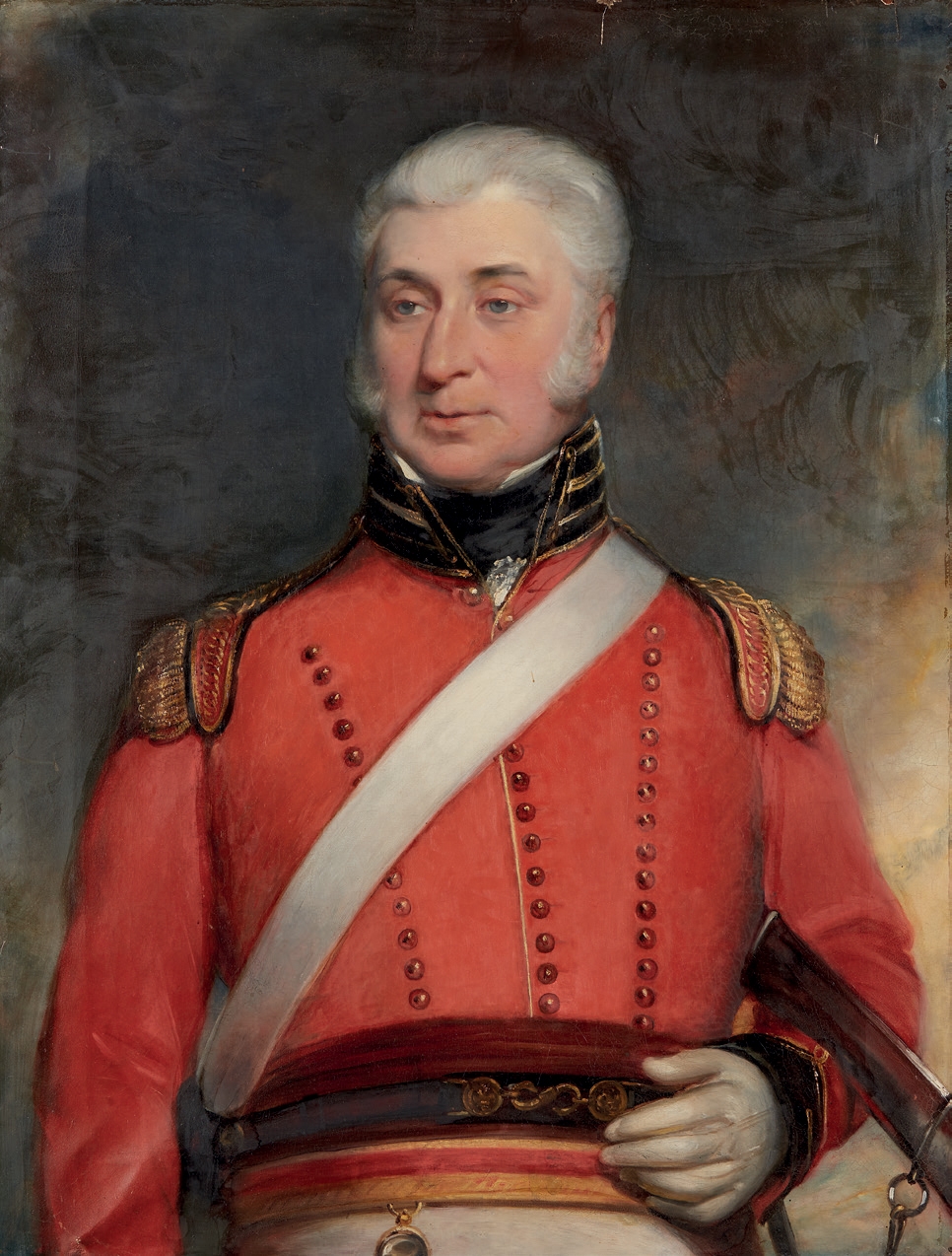 British School, 19th Century | Portrait of an officer | MutualArt