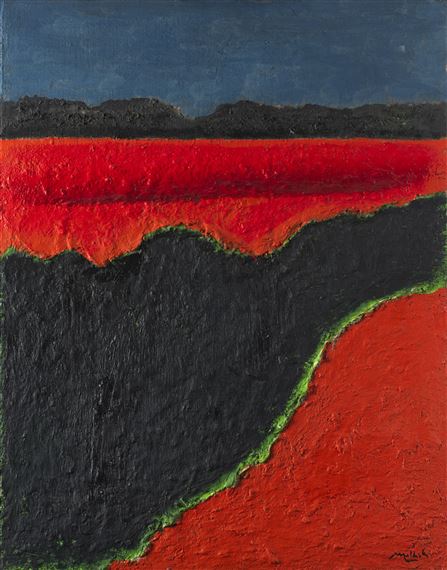 Carlo Mattioli | Paesaggio [d’estate] (1990) | MutualArt