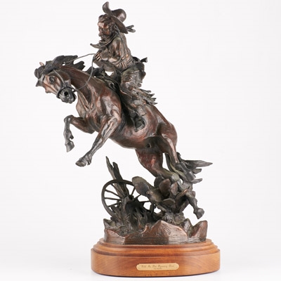 Vic Payne | Bronze raised on wood plinth | MutualArt