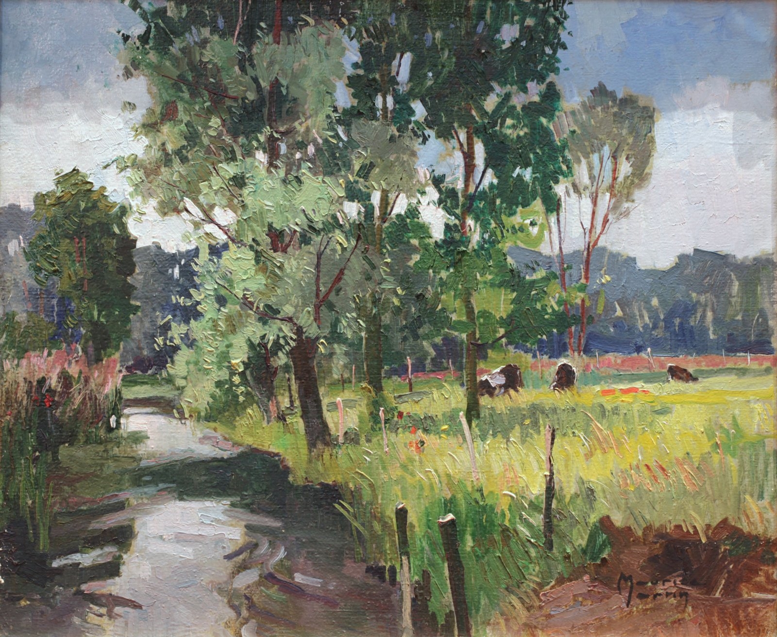 Maurice Martin | Bord de rivière | MutualArt