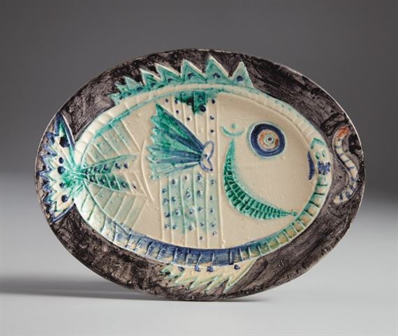 Pablo Picasso | Poisson de profil (Fish in profile) (1951) | MutualArt