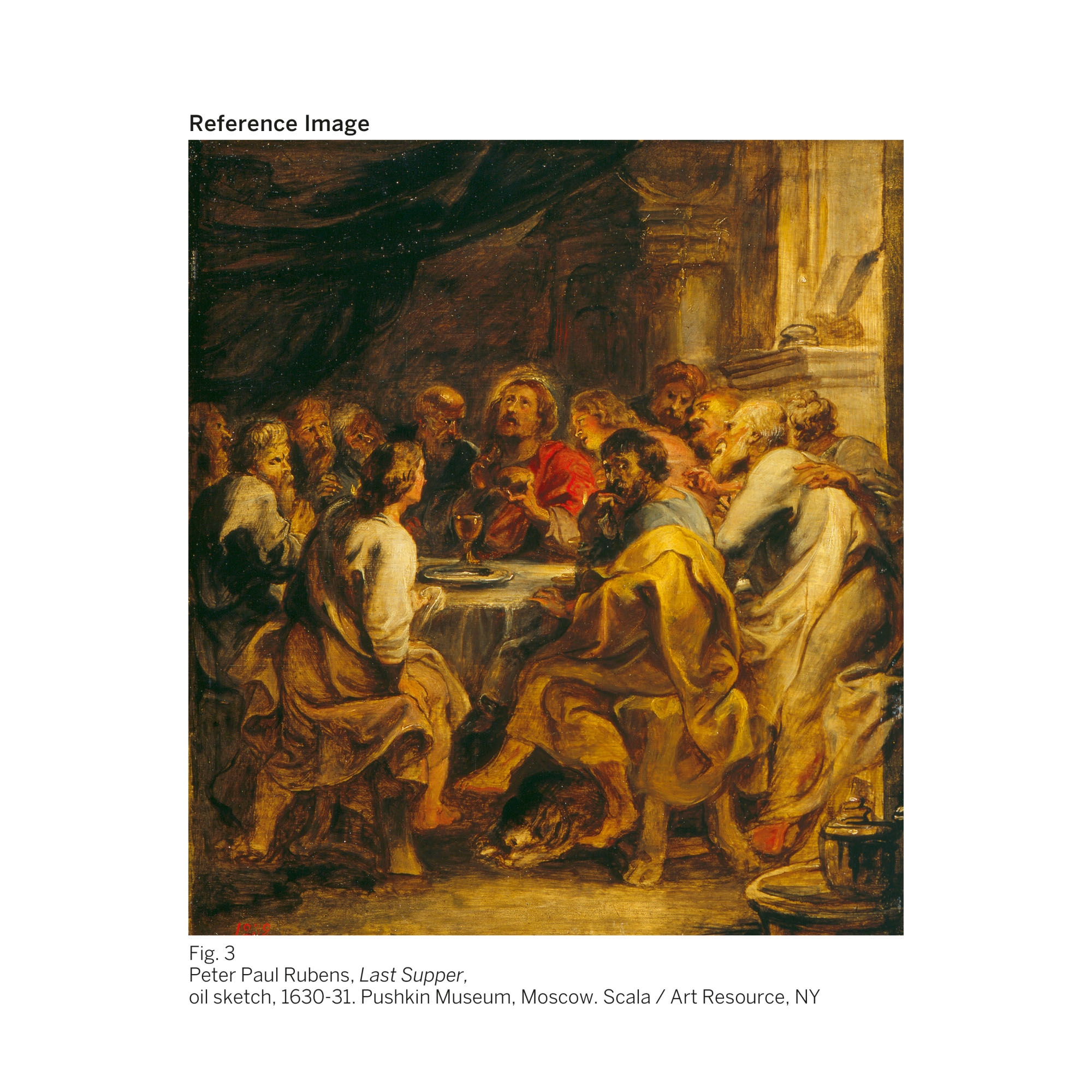 Peter Paul Rubens | THE LAST SUPPER, EN GRISAILLE | MutualArt