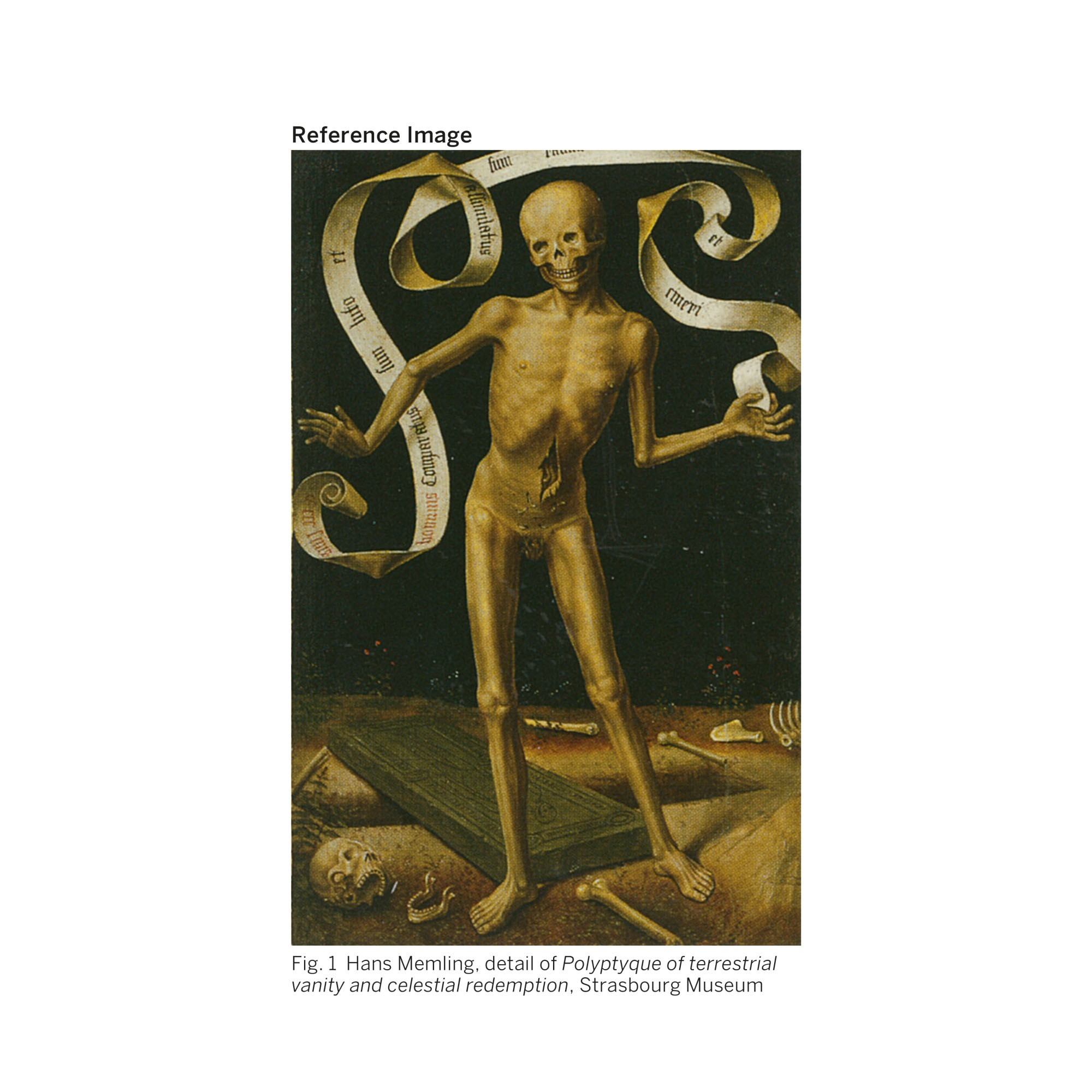 Netherlandish School, 16th Century | A SKELETON STANDING ON AN OPEN COFFIN HOLDING A SKULL AND ...