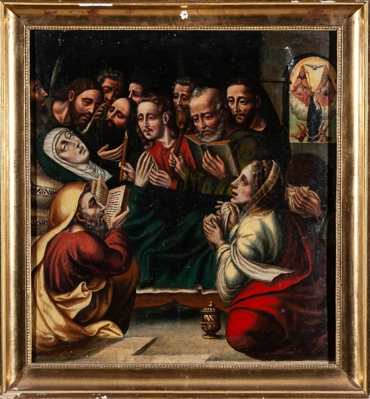 Hispano-Flemish School, 16th Century | Tránsito de la Virgen | MutualArt